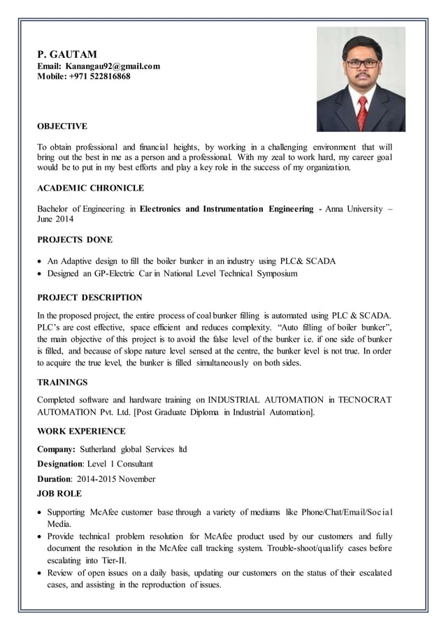 Gautam Resume | PDF