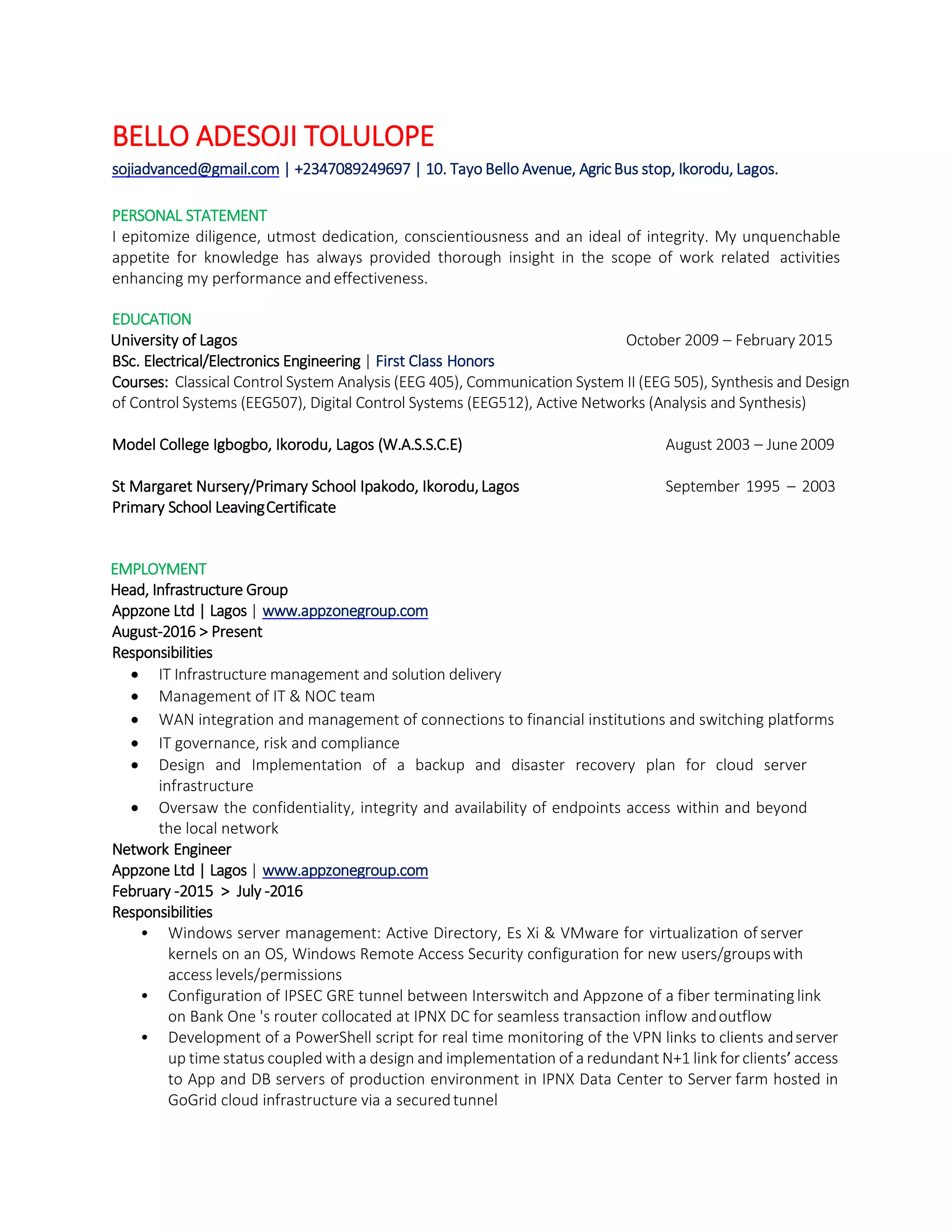 Bello_A.T_UpdatedCV | PDF