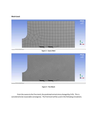 FEA - Simple Analysis example | DOCX