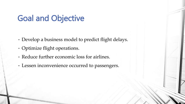 Flight Delay Prediction Model (2) | PPTX | Air Travel | Travel Type