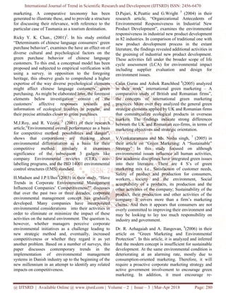 Green Marketing Practices: A Retailer's Perspective | PDF