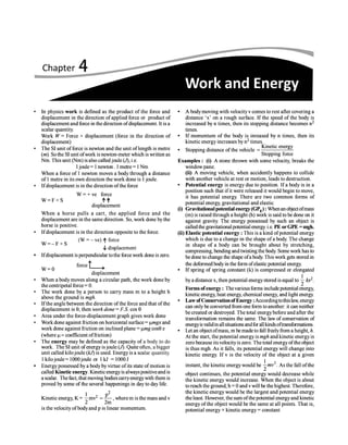 Work and power energy | PDF