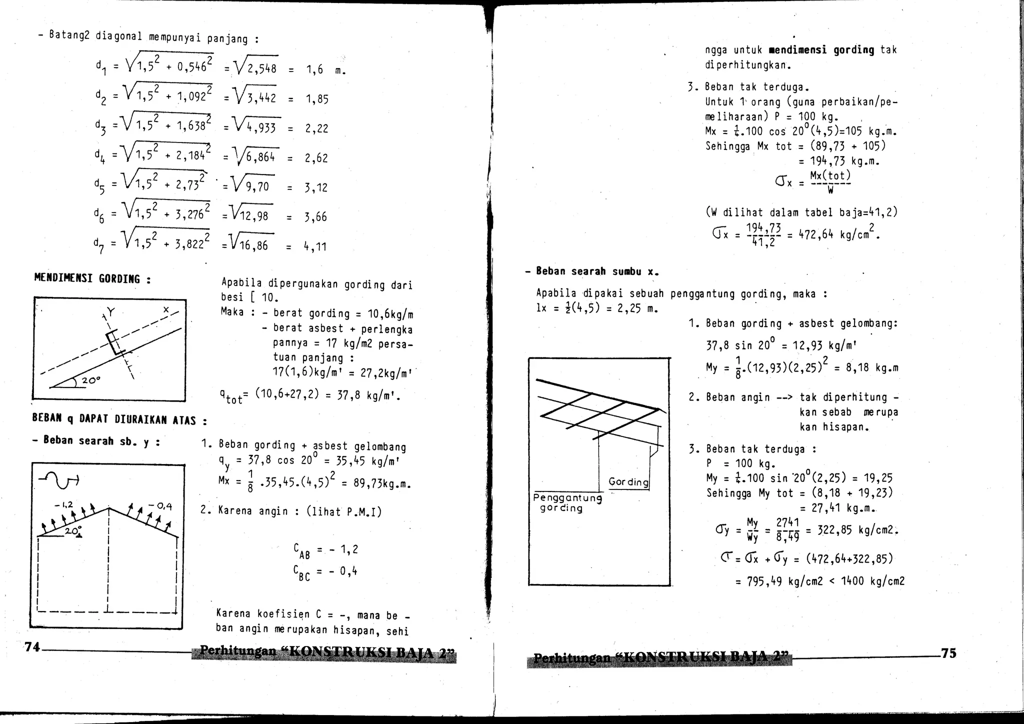 konstruksi baja lengkap | PDF