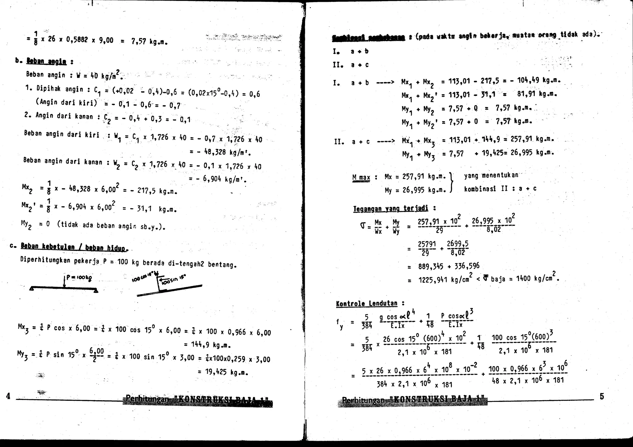 konstruksi baja lengkap | PDF