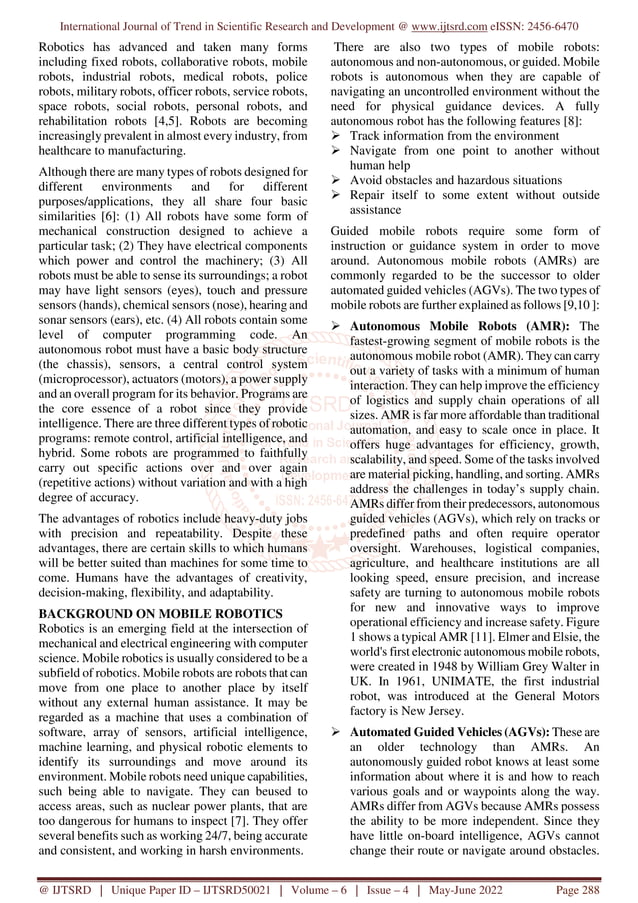 Mobile Robots A Primer | PDF | Robotics | Technology & Computing