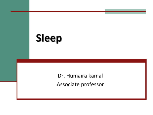 Sleep | PPTX | Sleep Disorders | Diseases and Conditions