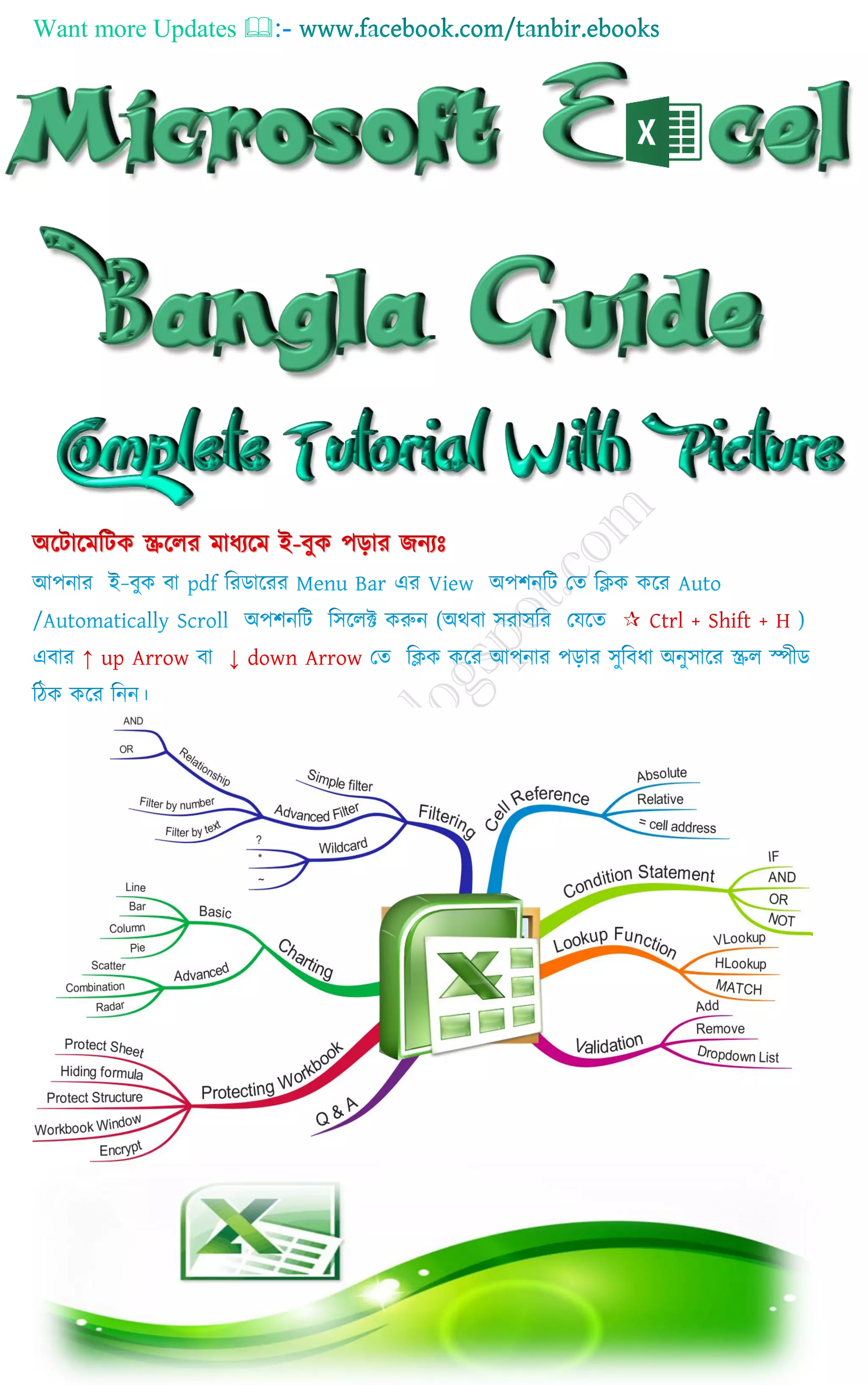 MS Excel bengali complete tutorial with image | PDF
