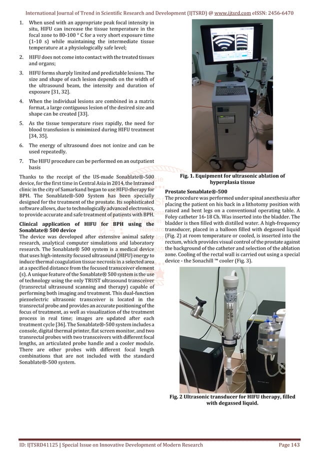 Role of HIFU Therapy in Treatment of Benign Prostate Hyperplasia ...