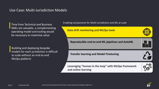 Stories from the Financial Service AI Trenches: Lessons Learned from Building AI Models in EY | PDF