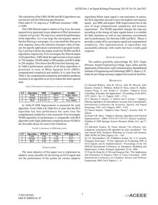 Simulation of Adaptive Noise Canceller for an ECG signal Analysis | PDF | Digital Audio ...