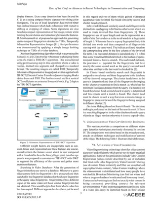 An Exploration based on Multifarious Video Copy Detection Strategies | PDF | Video Software ...