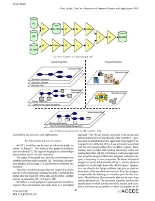 An Overview on Data Quality Issues at Data Staging ETL | PDF