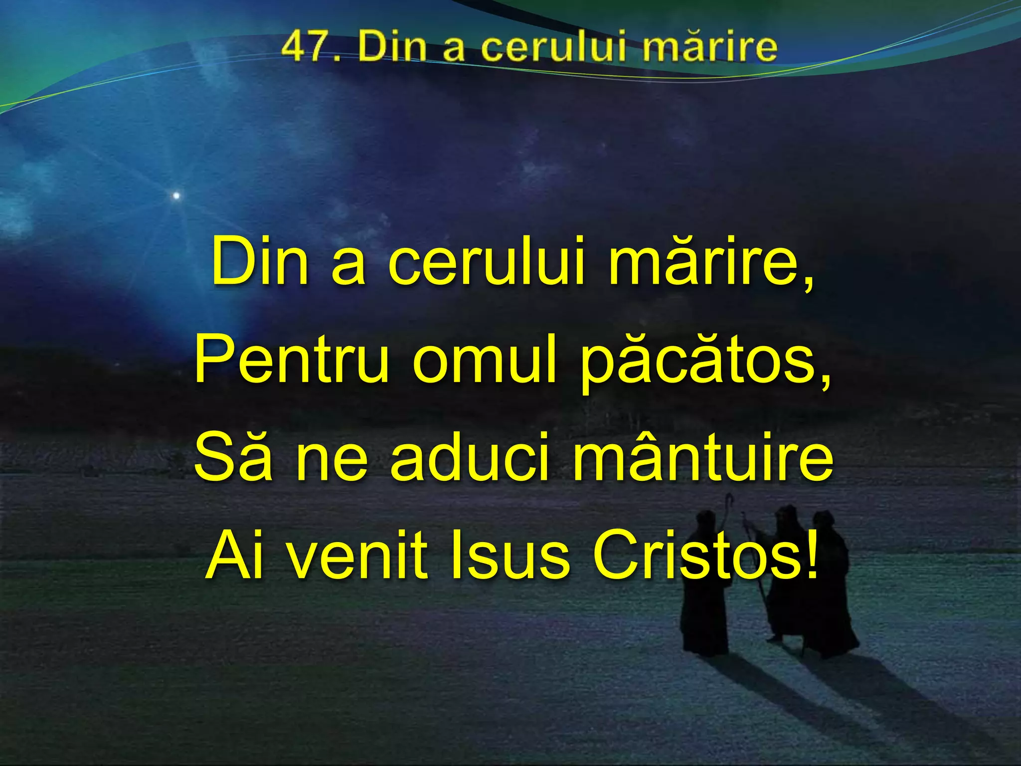 Din a cerului mărire | PPTX