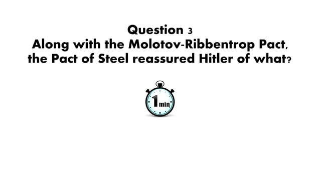 REVISION IGCSE CAMBRIDGE HISTORY: THE PACT OF STEEL 1939 | PPT