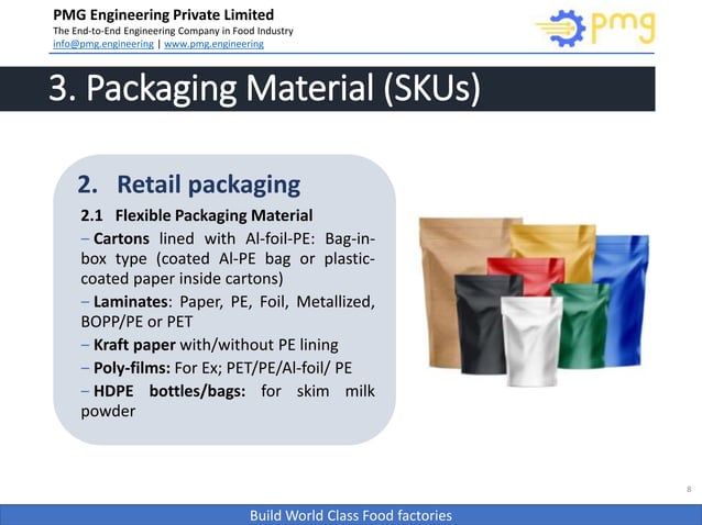 Packaging of milk powders.pptx........... | PPTX | Commodities | Economy