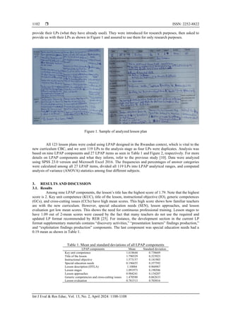 Lesson plan analysis protocol in assessing mathematics and science ...