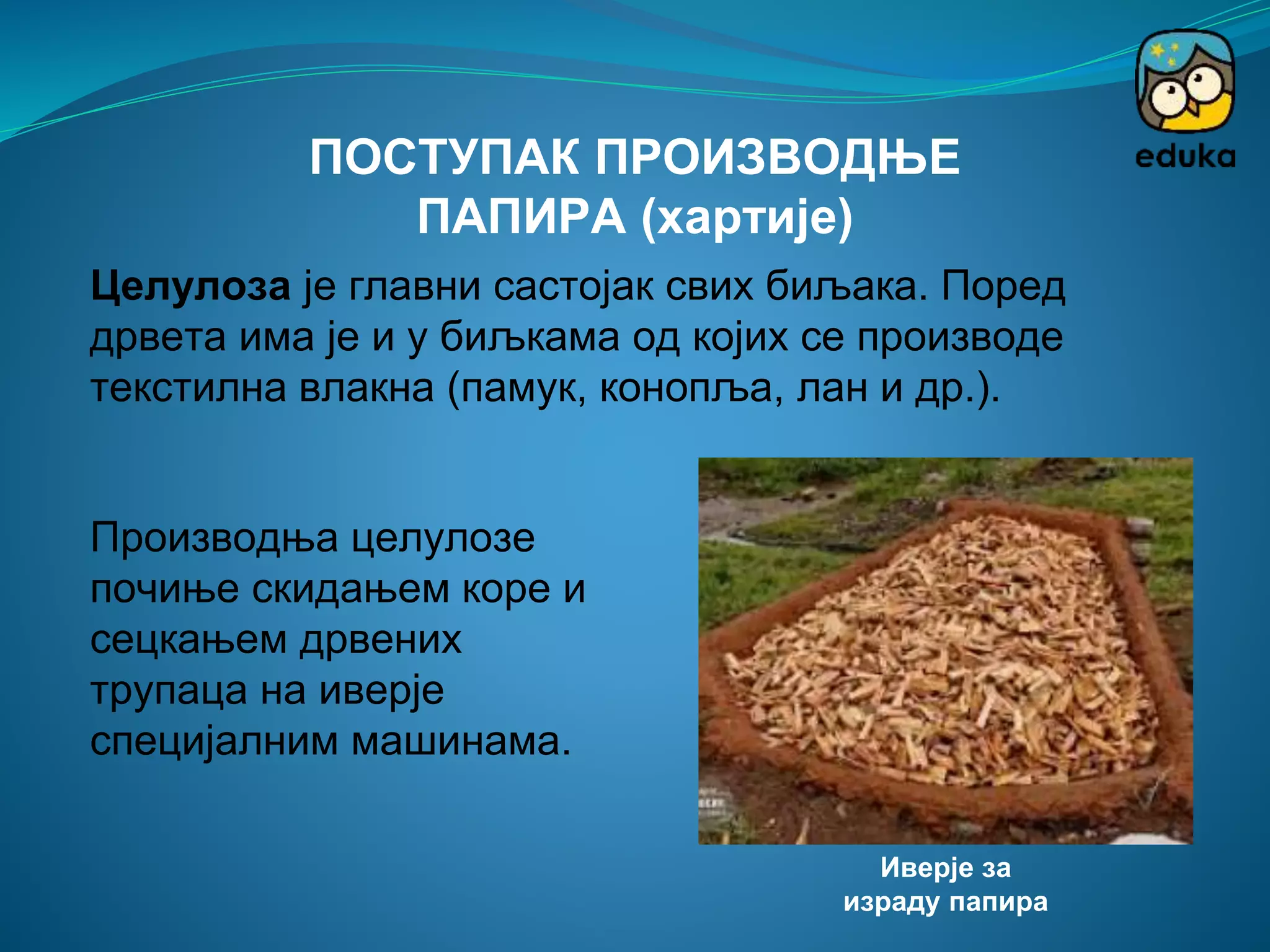 Tehnologija proizvodnje papira | PPTX