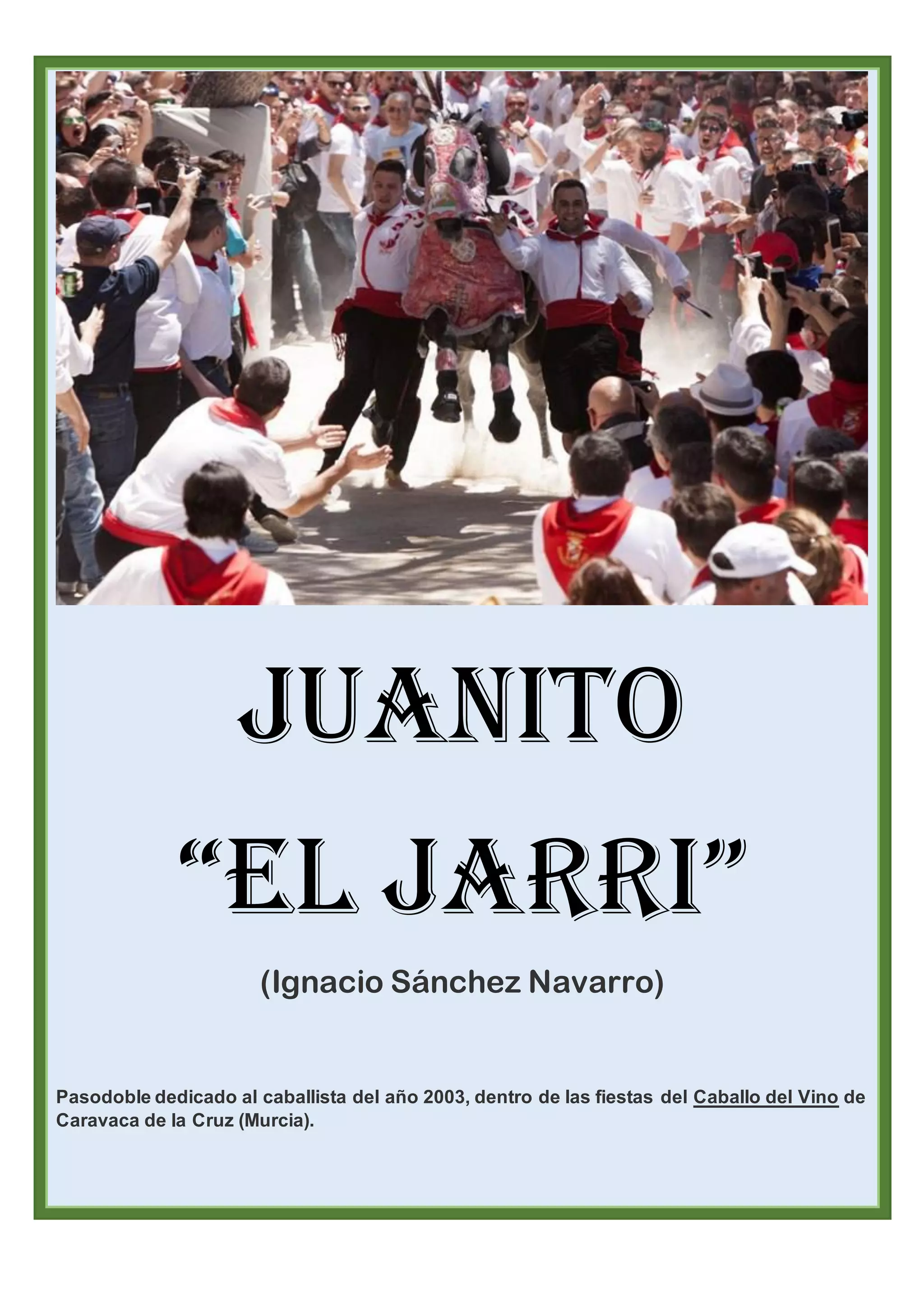 Juanito El Jarri - I. Sanchez Navarro - Set of Clarinets | PDF