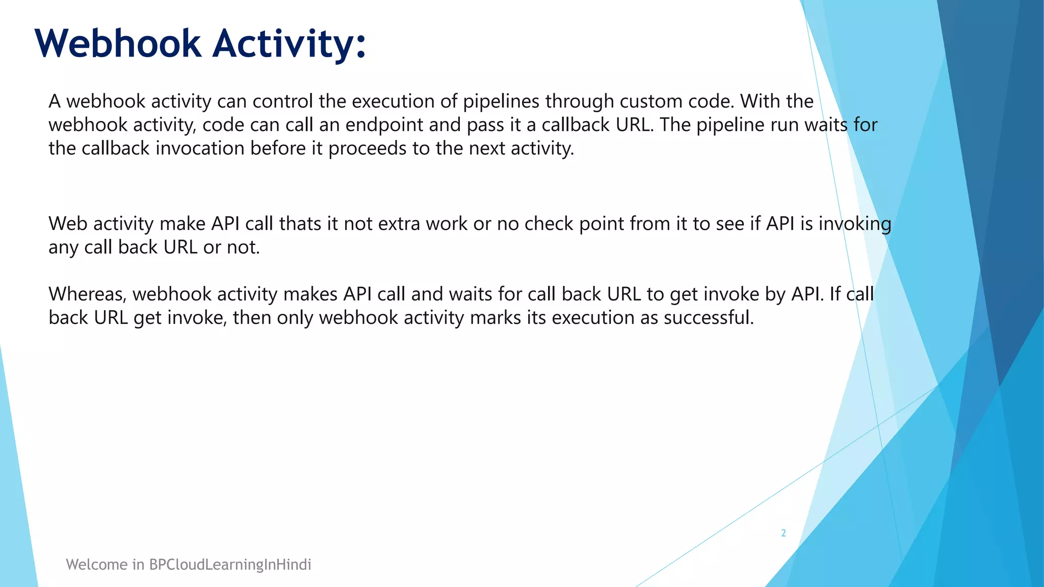 47- Web Hook Activity in Azure Data Factory.pptx