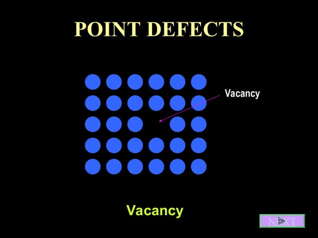 crystal-defect-ppt.ppt point defects, which are places where an atom is ...