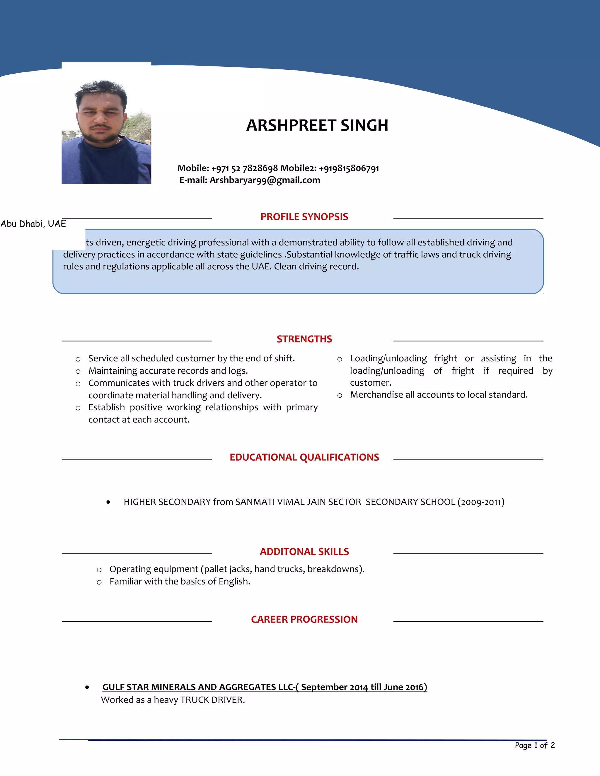 ARSH BARYAR cv updated | PDF