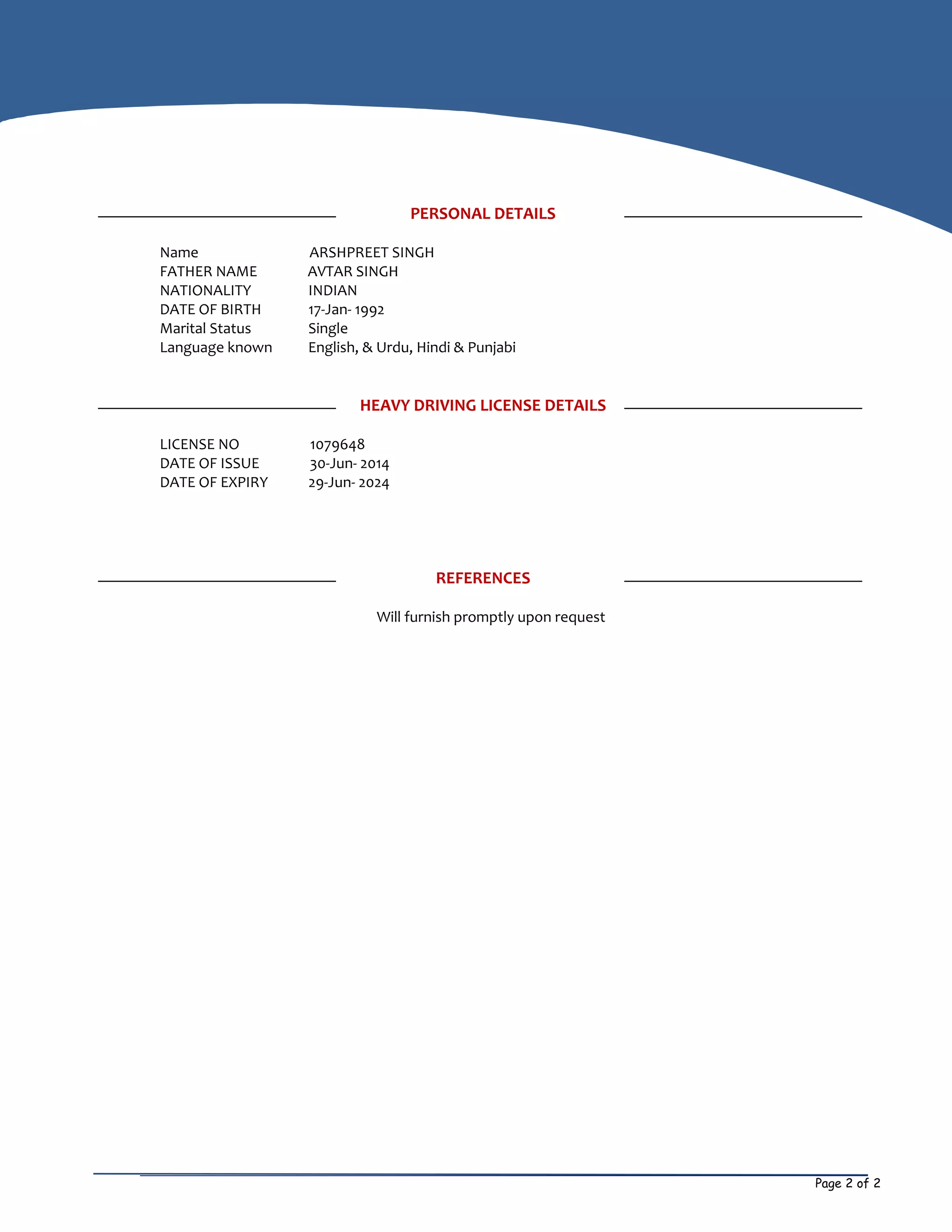 ARSH BARYAR cv updated | PDF