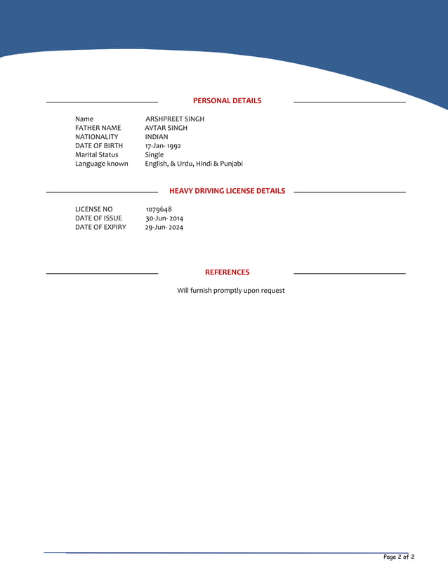 ARSH BARYAR cv updated | PDF