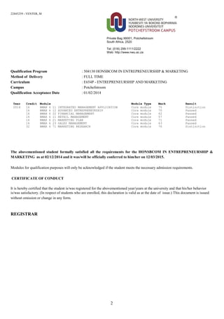 Academic record | PDF