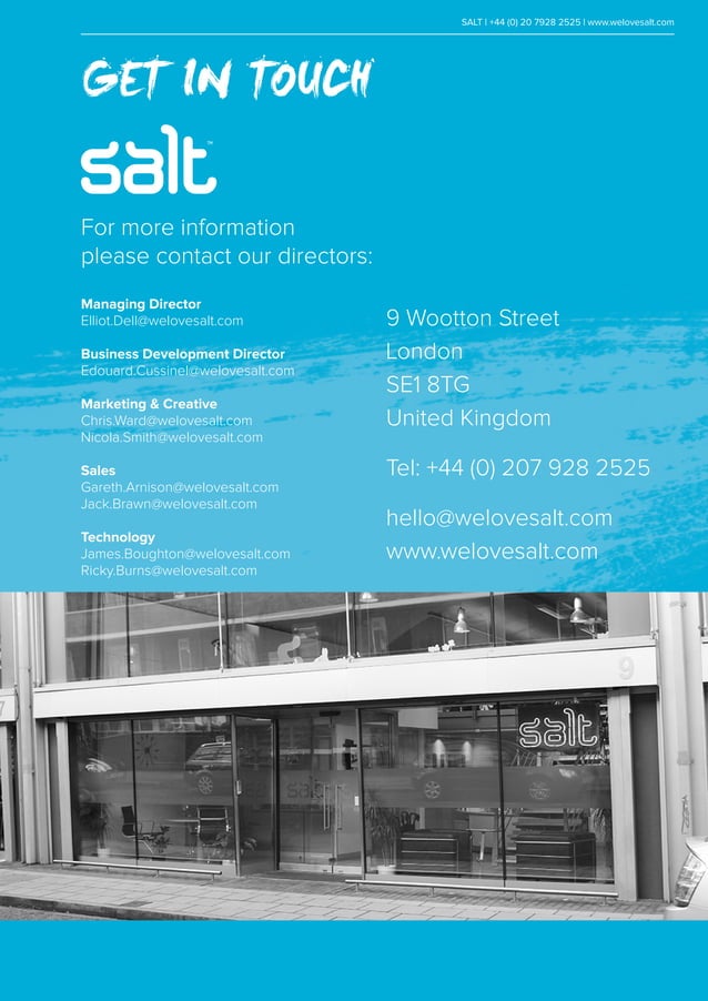 Salt Creating Futures 2016 | PDF