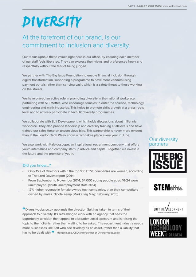 Salt Creating Futures 2016 | PDF