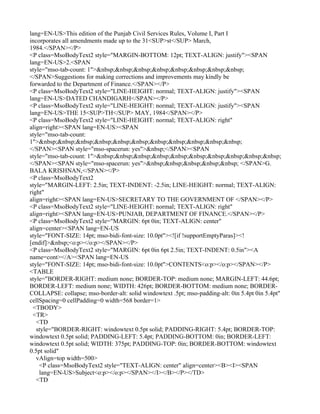 GOVERNMENT OF PUNJAB service rules | DOC