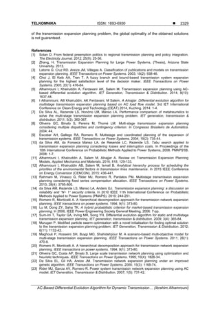 AC-Based Differential Evolution Algorithm for Dynamic Transmission ...