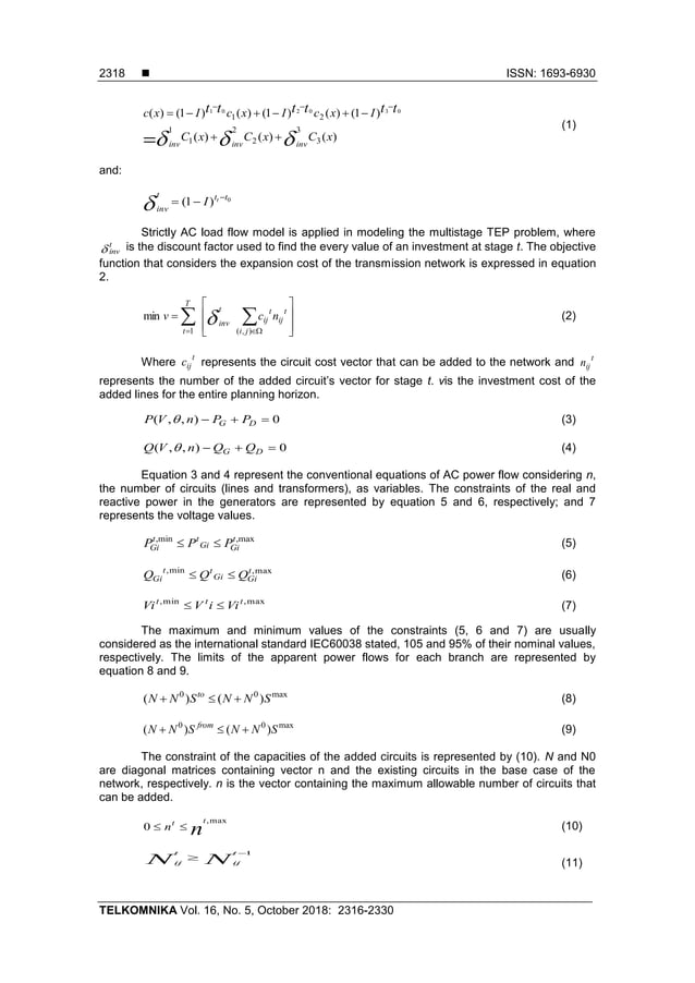 AC-Based Differential Evolution Algorithm for Dynamic Transmission Expansion Planning | PDF
