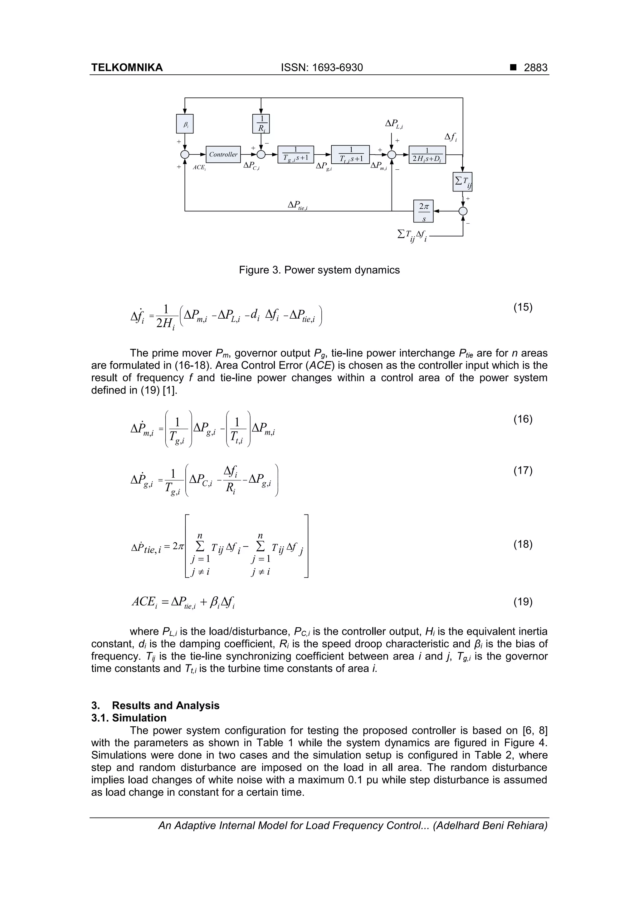 An Adaptive Internal Model for Load Frequency Control using Extreme Learning Machine | PDF