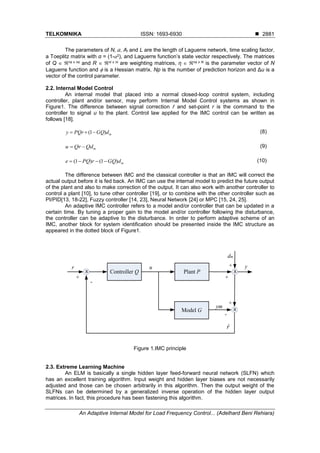 An Adaptive Internal Model for Load Frequency Control using Extreme Learning Machine | PDF