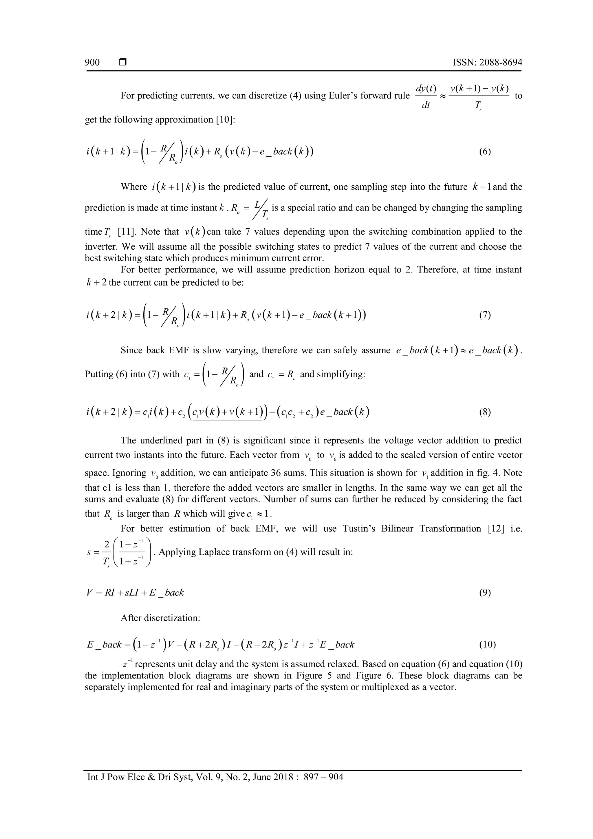 Modular Approach To Implement Model Predictive Control On Three Phase Voltage Source Inverter Pdf