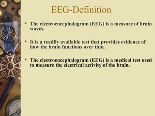 Eeg presentation for studying and understanding | PPT