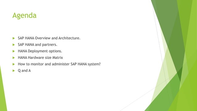 Sap Hana Overview Pptx Databases Computer Software And Applications