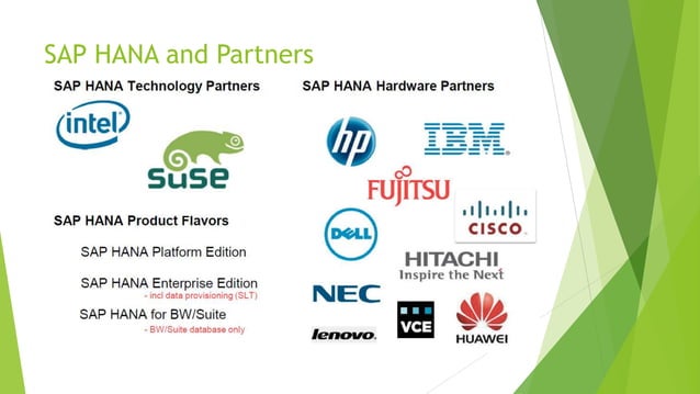Sap Hana Overview Pptx Databases Computer Software And Applications