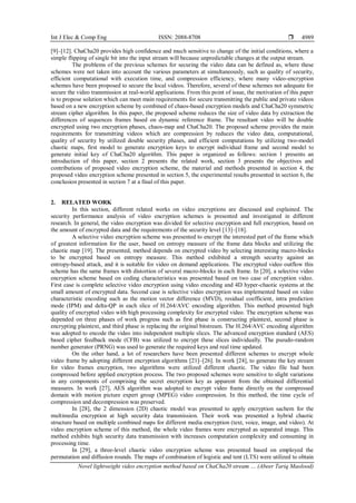 Novel lightweight video encryption method based on ChaCha20 stream cipher and hybrid chaotic map ...