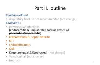 IDSA antifungal guideline ver 2 | PDF