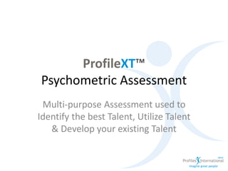 Model Profilext assessment 40pdf 24 paga | PDF