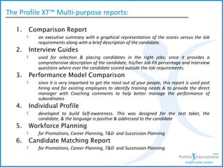 Model Profilext assessment 40pdf 24 paga | PDF