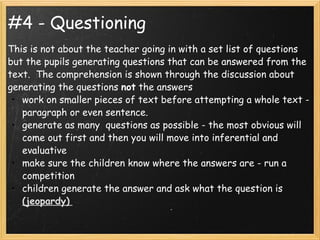 Eight Interesting Ways to Teach Reading Comprehension in the Clas | PPT