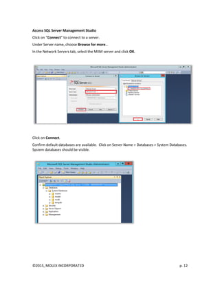 MIIM v4 Installation Guide - Server 2012 | PDF