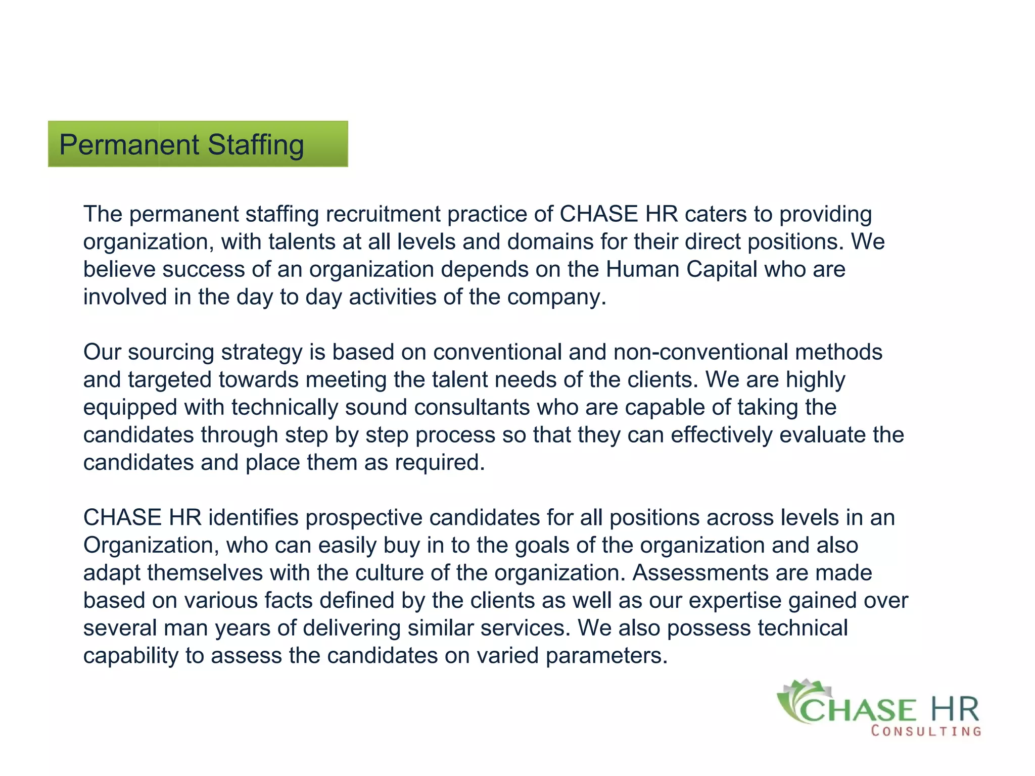 CHASE HR Consulting_Company Profile | PDF