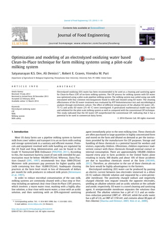 ECA for Farm Milking Systems | PDF