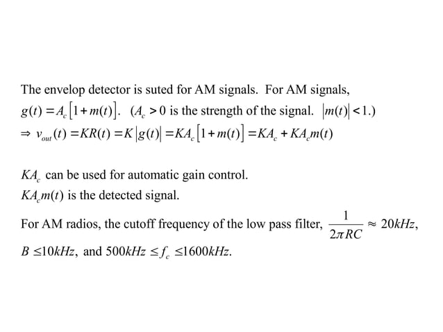 Bandpass Signalling & Communication Aspects | PPT
