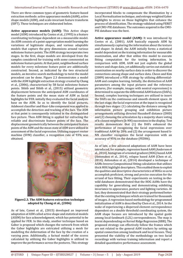 Comparative Studies for the Human Facial Expressions Recognition Techniques | PDF