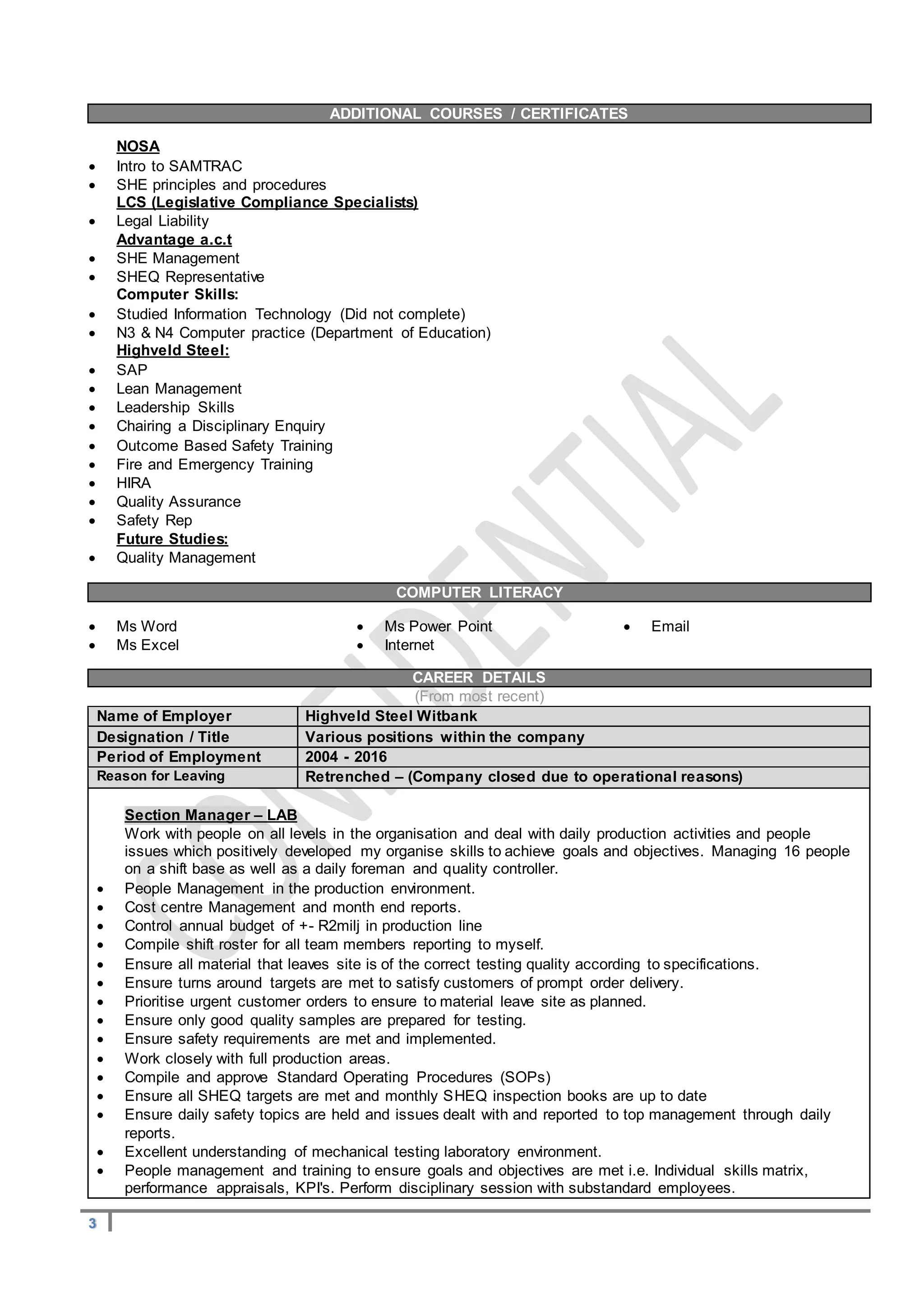 DEON ENGELS CV. | DOCX